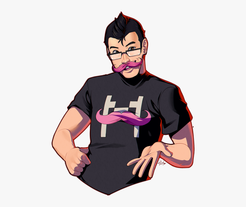 Moustache Mark Markiplier Markiplergame - Markiplier Fan Art Png ...