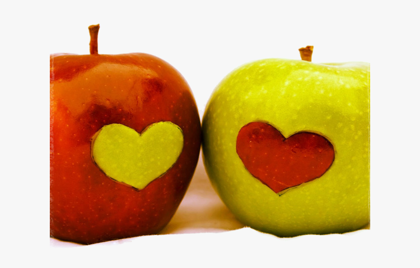 Heart Apples , Png Download - Green Apple, Transparent Png ...