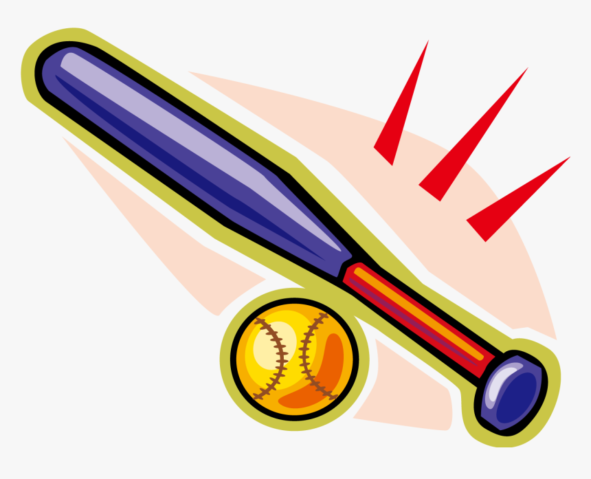 Transparent Baseball Bat Clipart Png - Bat And Ball Clip Art, Png ...