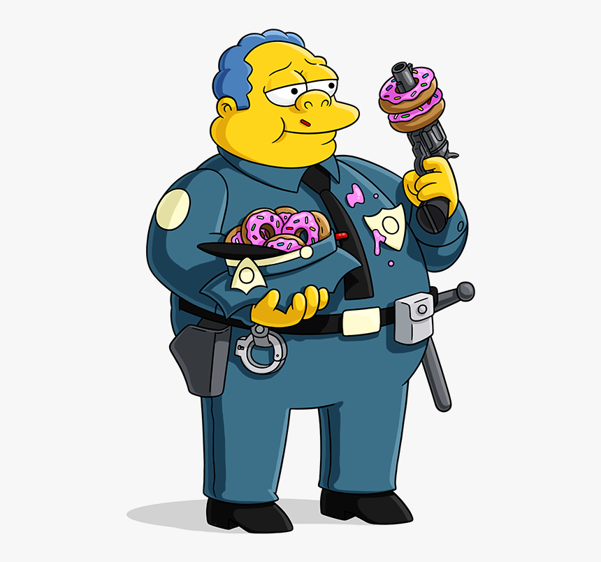 Transparent Police Clip Art - Simpsons Chief Wiggum, HD Png Download ...