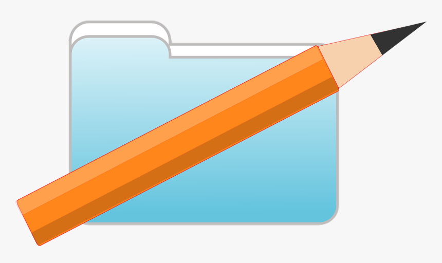 Art Folder Icon - Folder And Pencil, HD Png Download , Transparent Png ...