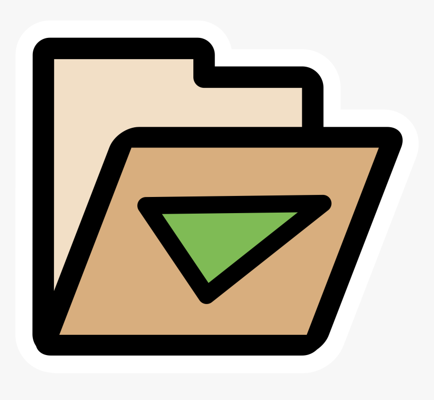 This Free Icons Png Design Of Primary Folder Download - Open File Icon ...