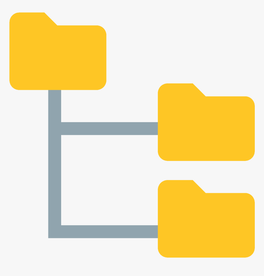 Folders Png Transparent Images - Directory Structure Icon, Png Download ...