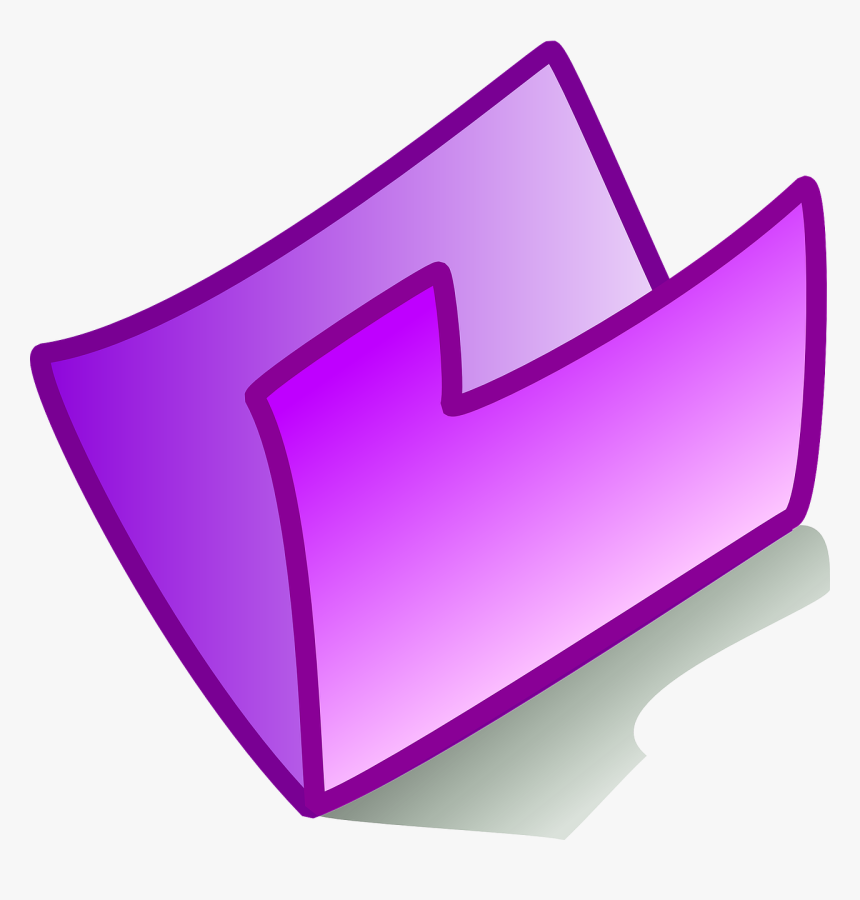 Folder Icon Purple Free Picture - Purple Folder Clip Art, HD Png ...