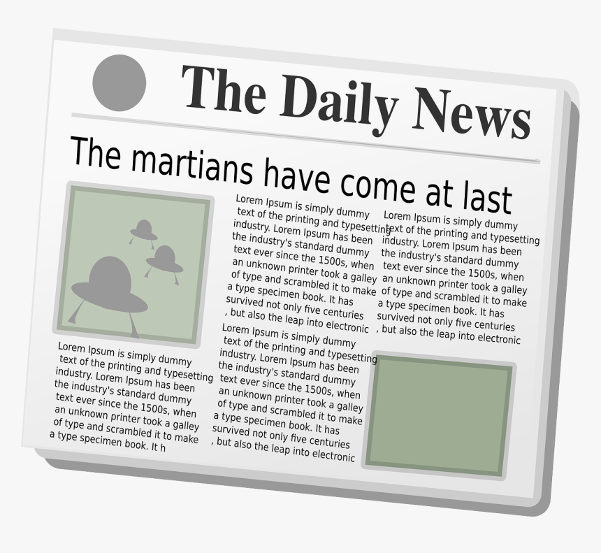 Newspaper Article Clipart, HD Png Download , Transparent Png Image ...