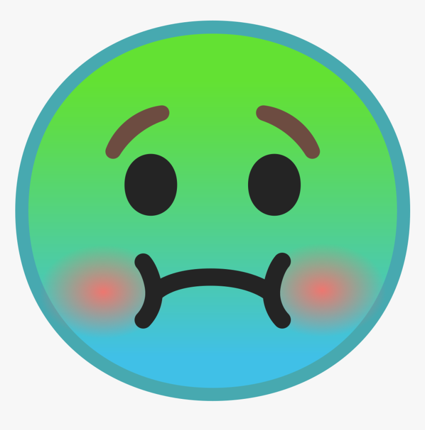 Noto Emoji Oreo 1f922 - Grossed Out Emoji, HD Png Download ...