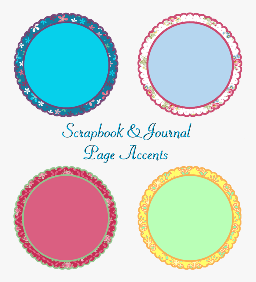 Scrapbook Journal Scalloped A - Circle, HD Png Download , Transparent ...