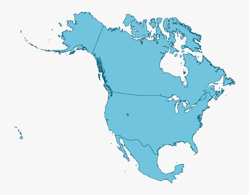 Political Borders Of North America, HD Png Download , Transparent Png ...