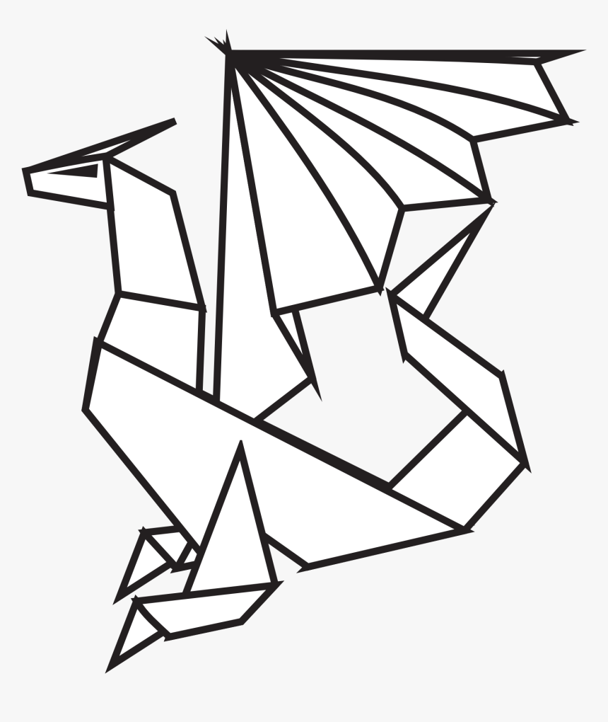 Dragon Paper Black White Line Art Hunky Dory Svg Colouringbook ...