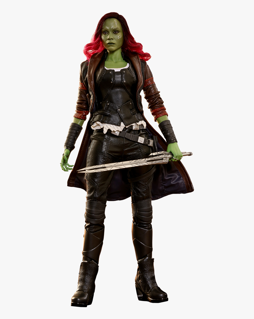 Fictional Figure,costume Design,woman Warrior - Gamora Hot Toys, HD Png ...