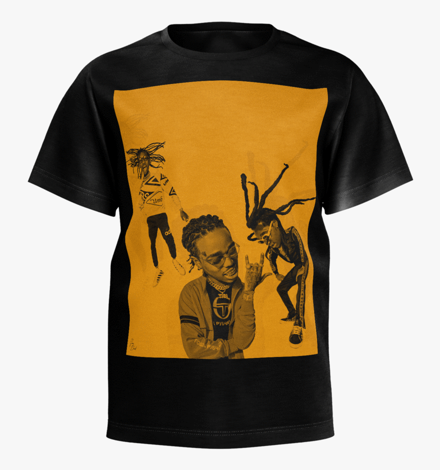 Migos Tee - - Active Shirt, HD Png Download , Transparent Png Image ...