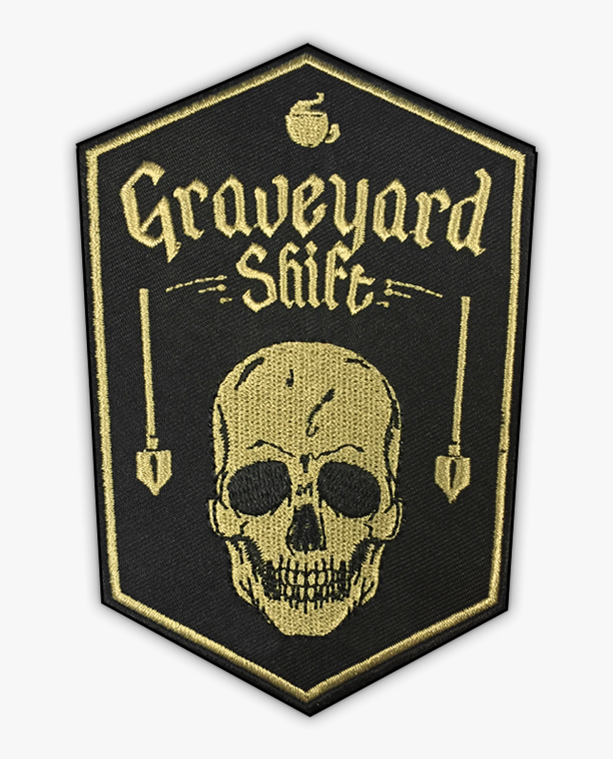 Large Graveyard Shift Patch - Graveyard Shift Font, HD Png Download ...