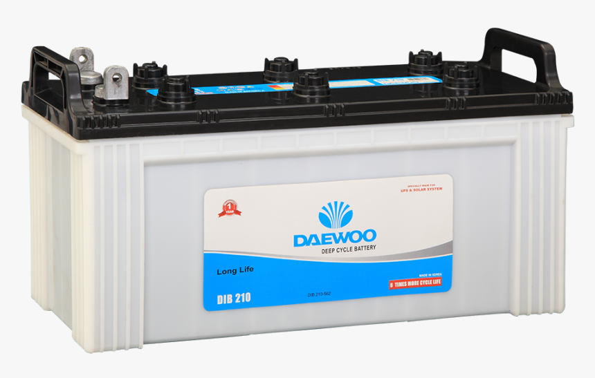 Daewoo Deep Cycle Battery, HD Png Download , Transparent Png Image ...