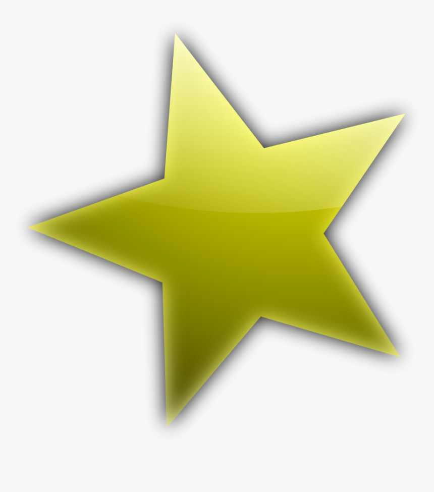 Star Svg Clip Arts - Star With Shadow Png, Transparent Png ...