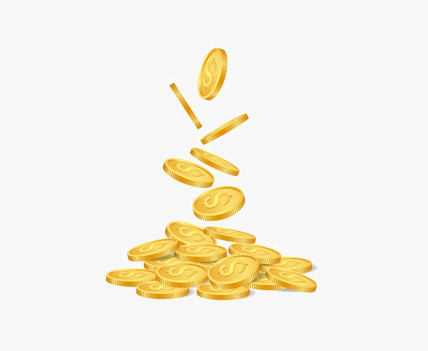 Falling Coins Png Photo - Coins Falling Clip Art, Transparent Png ...