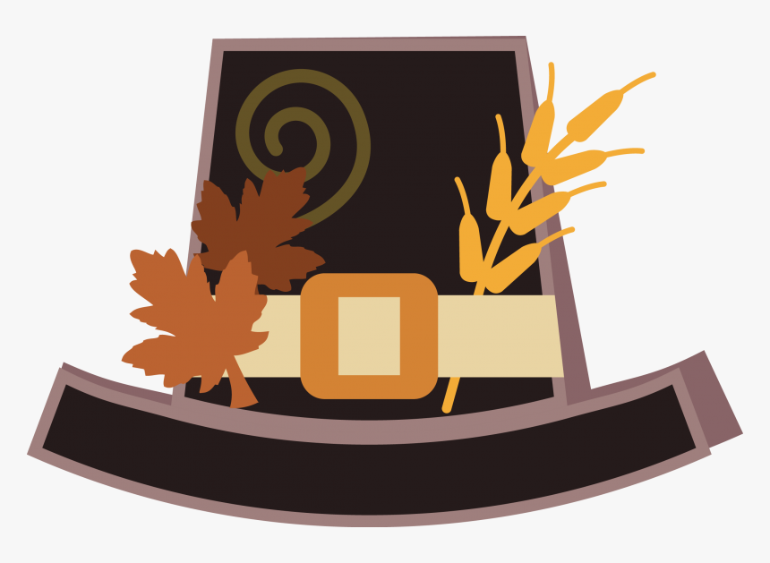 Hat Svg Pilgrim - Pilgrim Hat Clipart, HD Png Download , Transparent ...