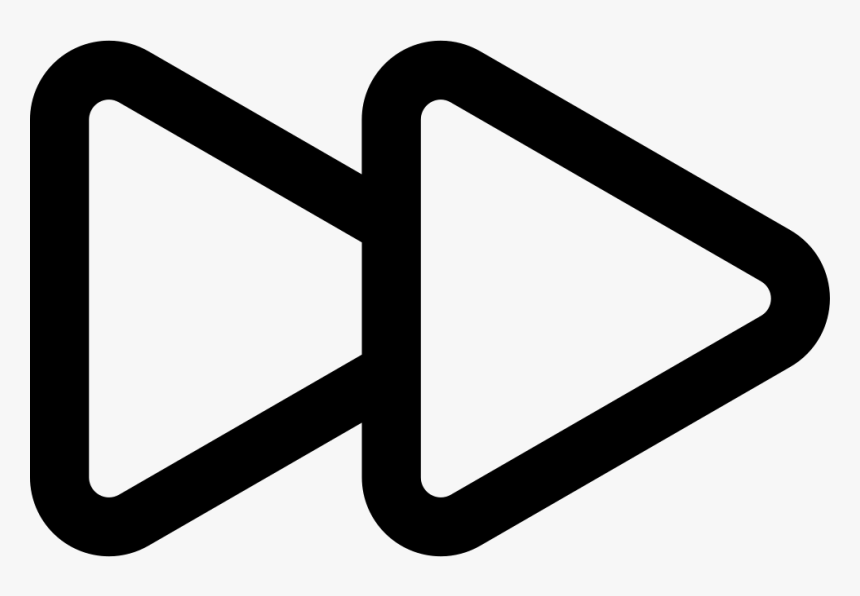 Fast Forward Button Outline Comments - Transparent Fast Forward Button ...