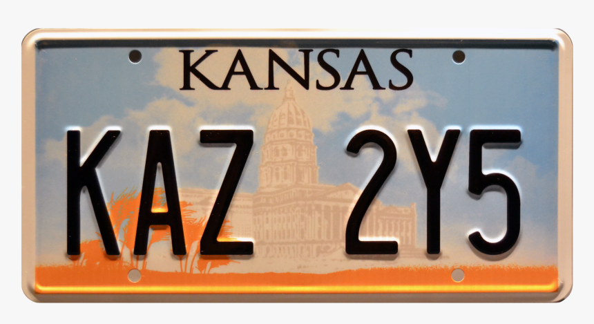 Kansas License Plate, HD Png Download , Transparent Png Image - PNGitem