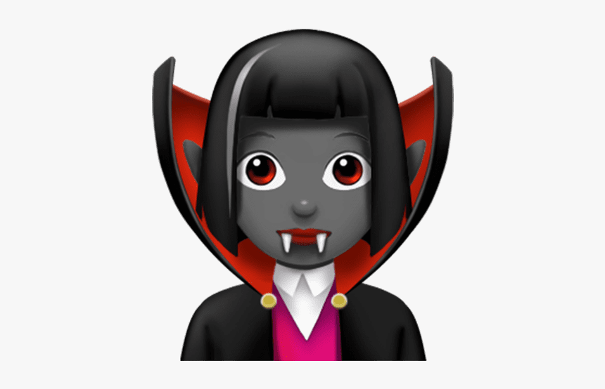 Vampire - - Iphone Halloween Emoji, HD Png Download , Transparent Png ...