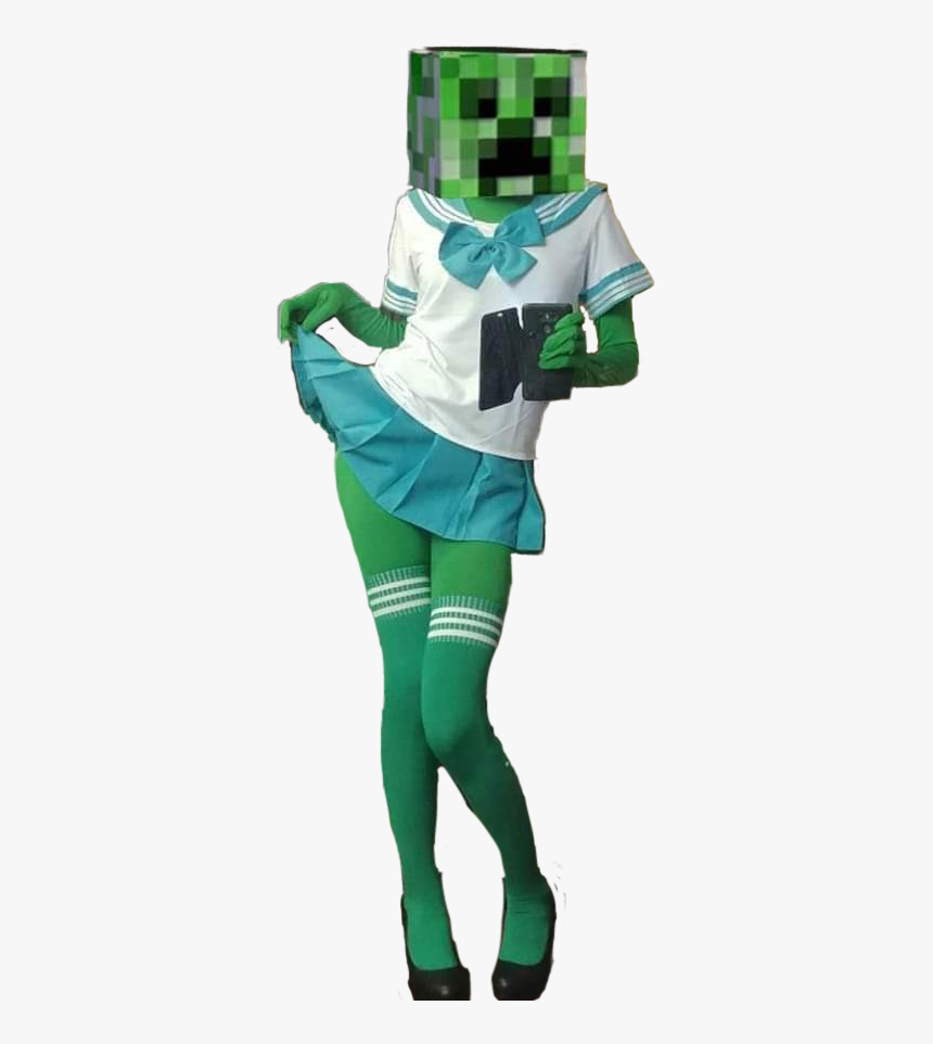 Creeper Schoolgirl, HD Png Download , Transparent Png Image - PNGitem