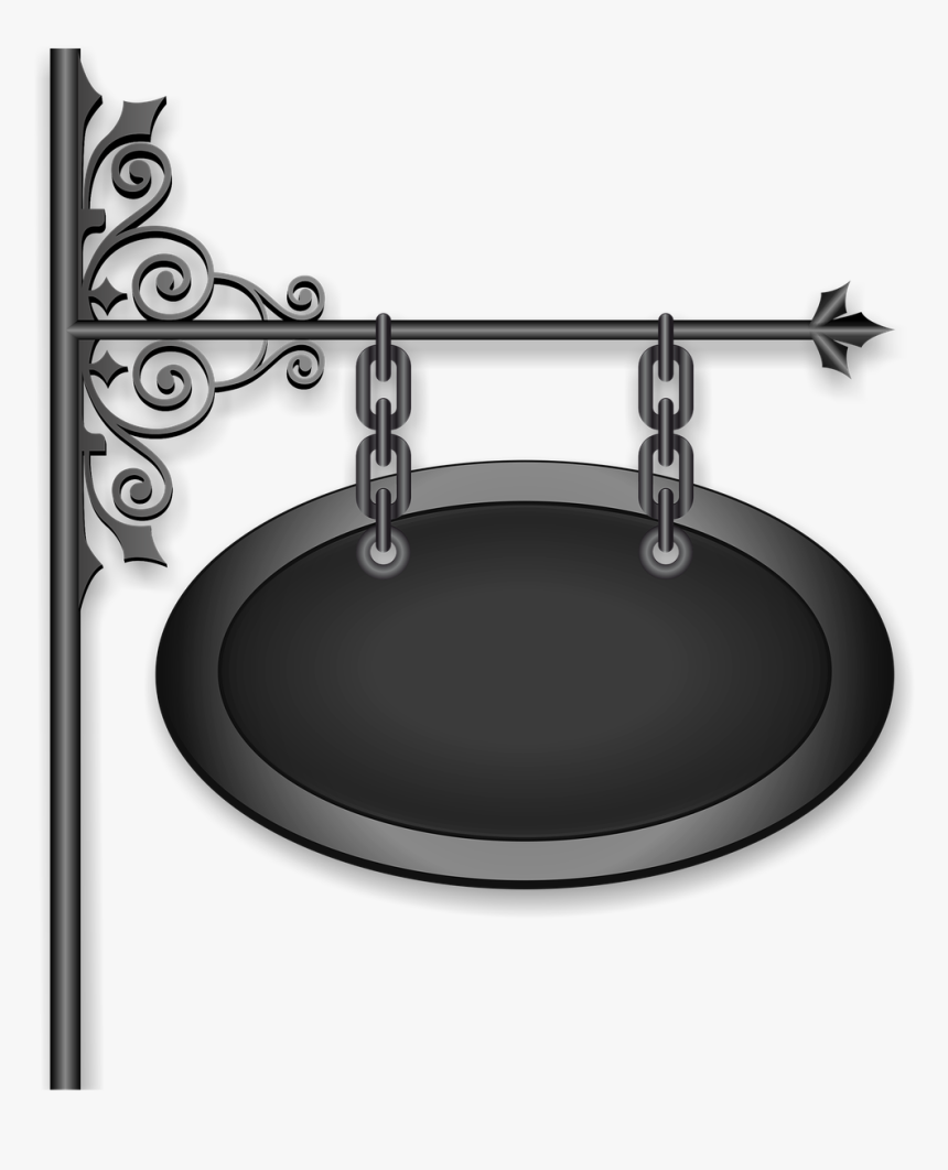Wrought Iron Sign Clipart, HD Png Download , Transparent Png Image ...