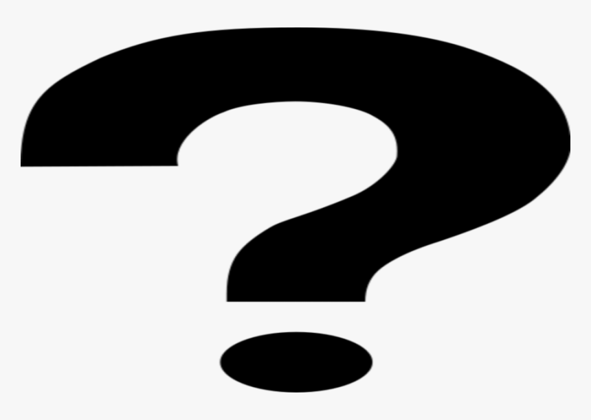 Black Cartoon Question Mark