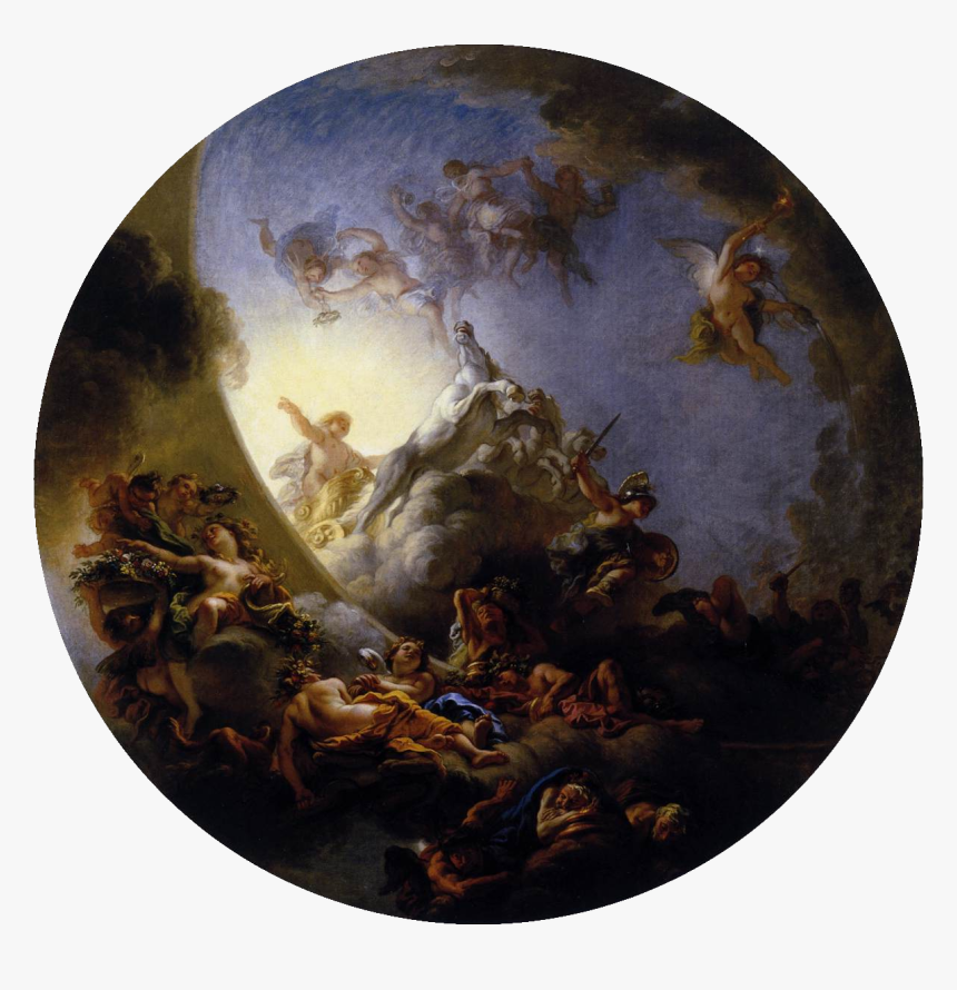 Sunrise With The Chariot Of Apollo, HD Png Download , Transparent Png ...