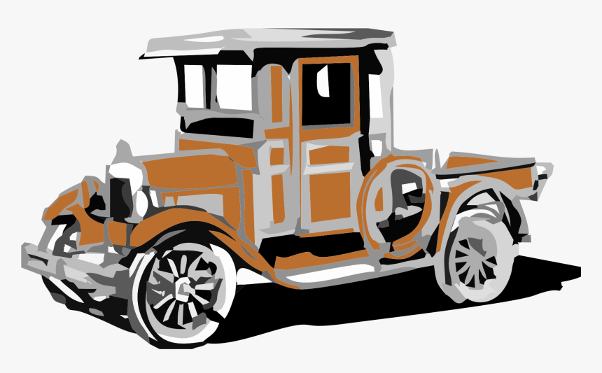 Vintage Car Ford Model T Drawing - Ford Model T Drawing, HD Png ...