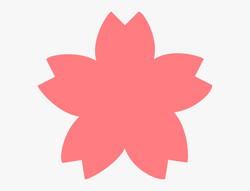 Pink Sakura Svg Clip Arts - Png Sakura Flower Vector, Transparent Png ...