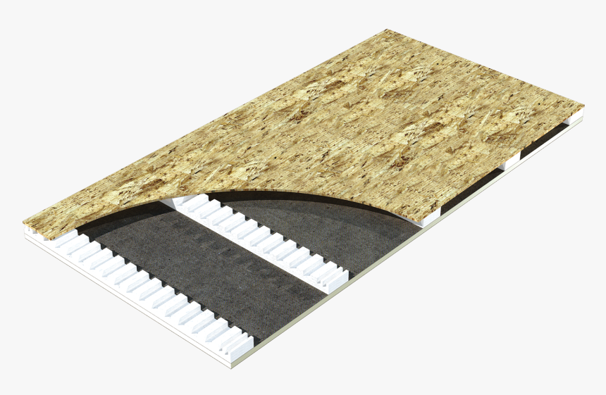 Acfoam Crossvent - Vented Nailboard Roof Insulation, HD Png Download ...
