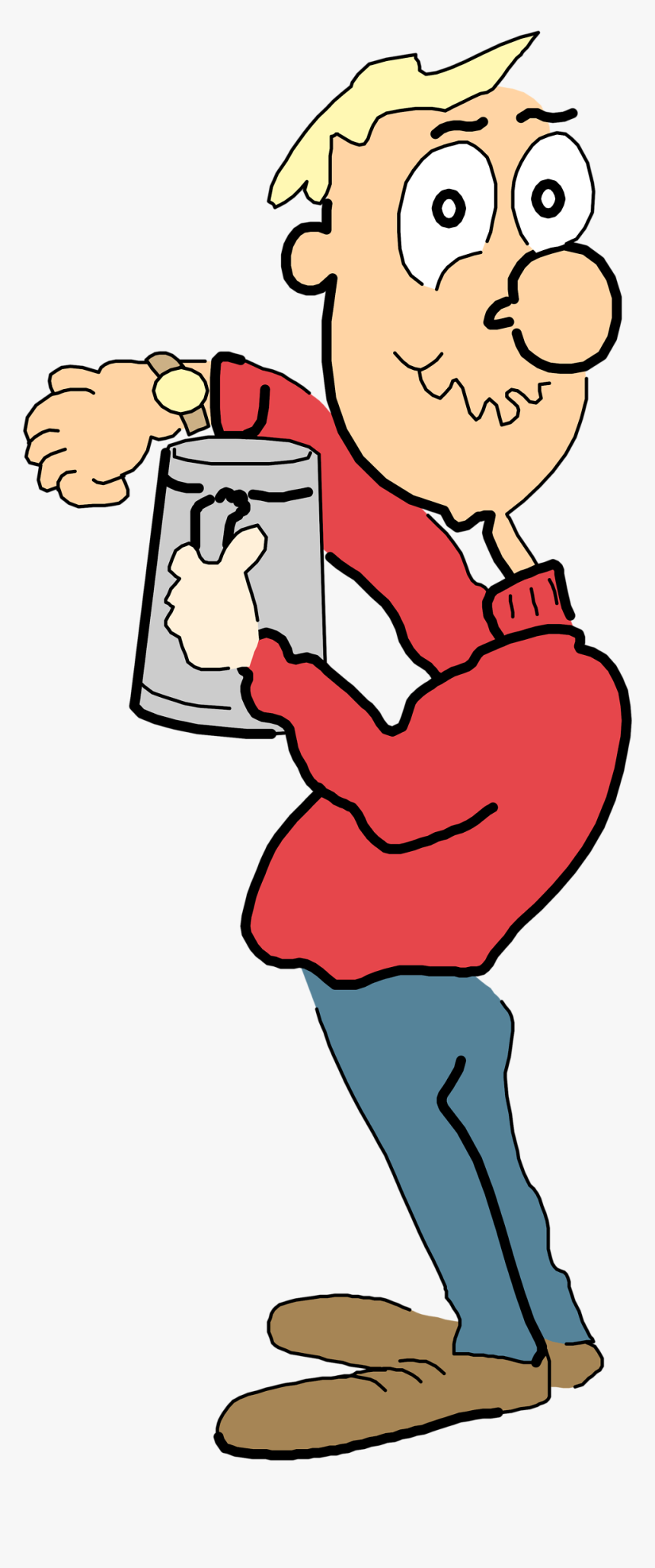 Drunk Guy Png - Drunk Man Transparent Background, Png Download ...