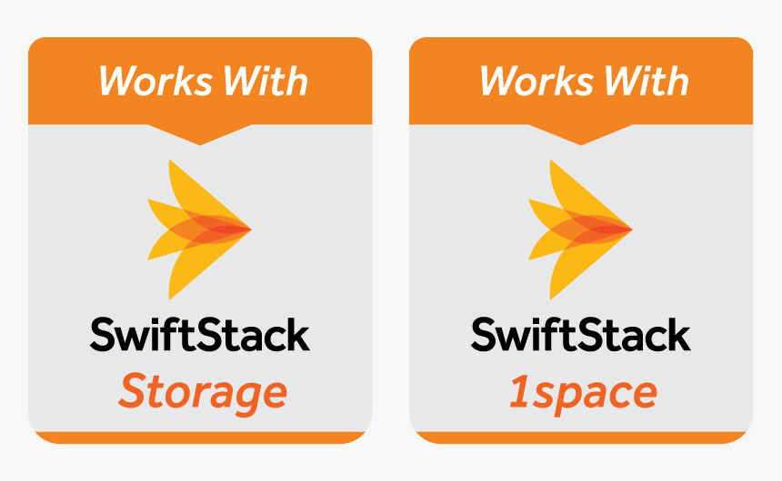 Works With Swiftstack Badge - Graphic Design, HD Png Download , Transparent Png Image - PNGitem