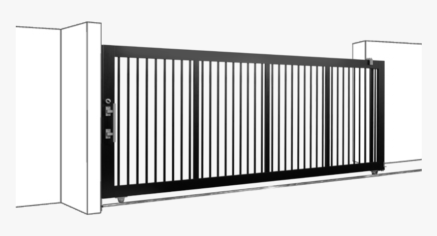 Single Sliding Gate - Sliding Gates In Png, Transparent Png ...