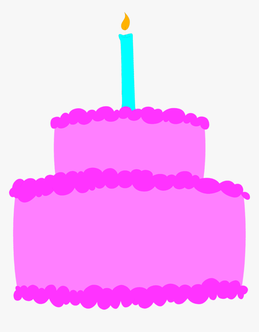 Clip Art Cake Free Stock Photo - Pink Birthday Cake Clip Art, HD Png ...
