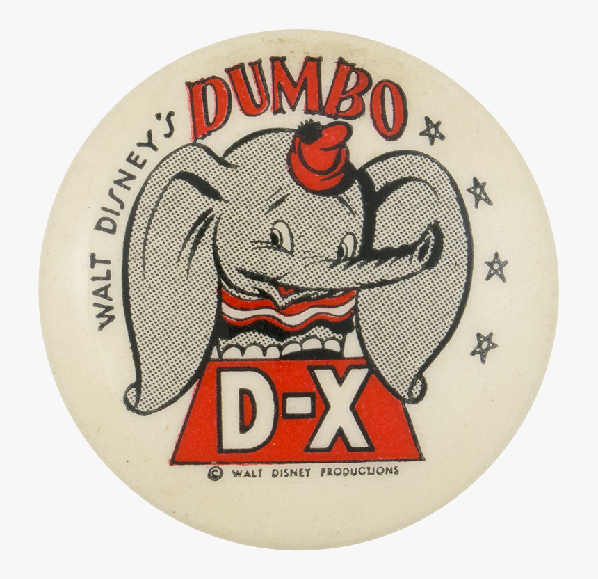 Walt Disney S Dumbo Entertainment Button Museum - Dumbo, HD Png ...