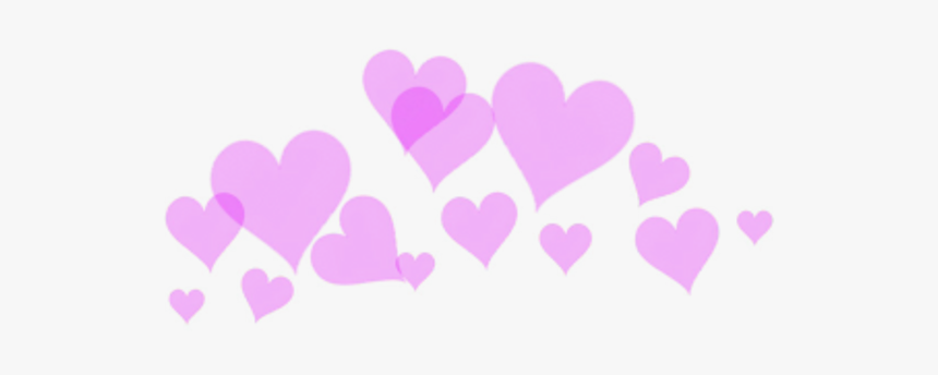 Hearts Heart Cute Sticker - Heart On Head Png, Transparent Png ...