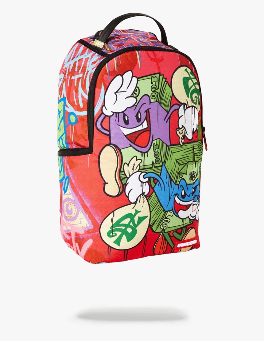 Sprayground Money Stacks On The Run, HD Png Download , Transparent Png ...