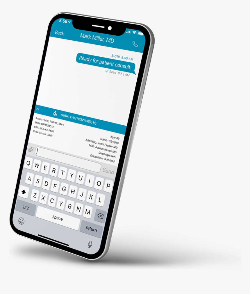 Iphone X Ish Right Playful Patient Coord - Smartphone, HD Png Download ...