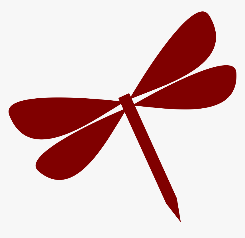 Dragonfly Vectorized Clip Arts - Clipart Red Dragonfly, HD Png Download ...