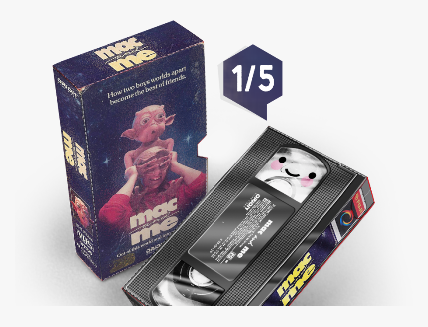Mac & Me Vhs Paper Toy - Mac And Me (1988), HD Png Download ...
