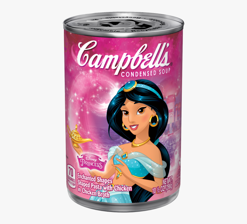 Disney Princess Jasmine Soup - Campbell Soup Princess, HD Png Download ...