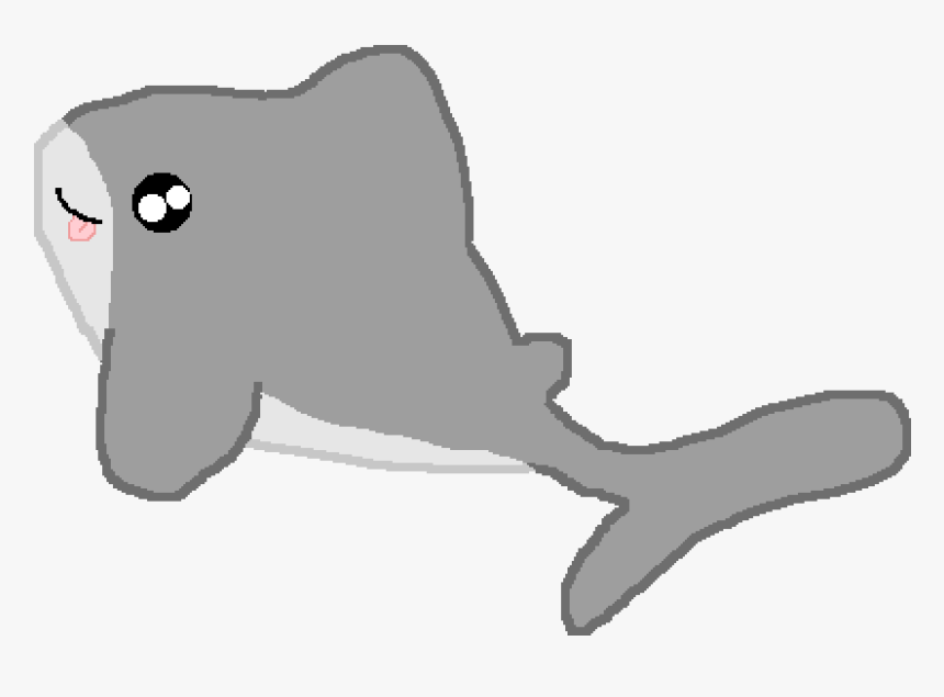Cute And Derpy Megalodon Sperm Whale - Megalodon Cute Sharks, HD Png ...
