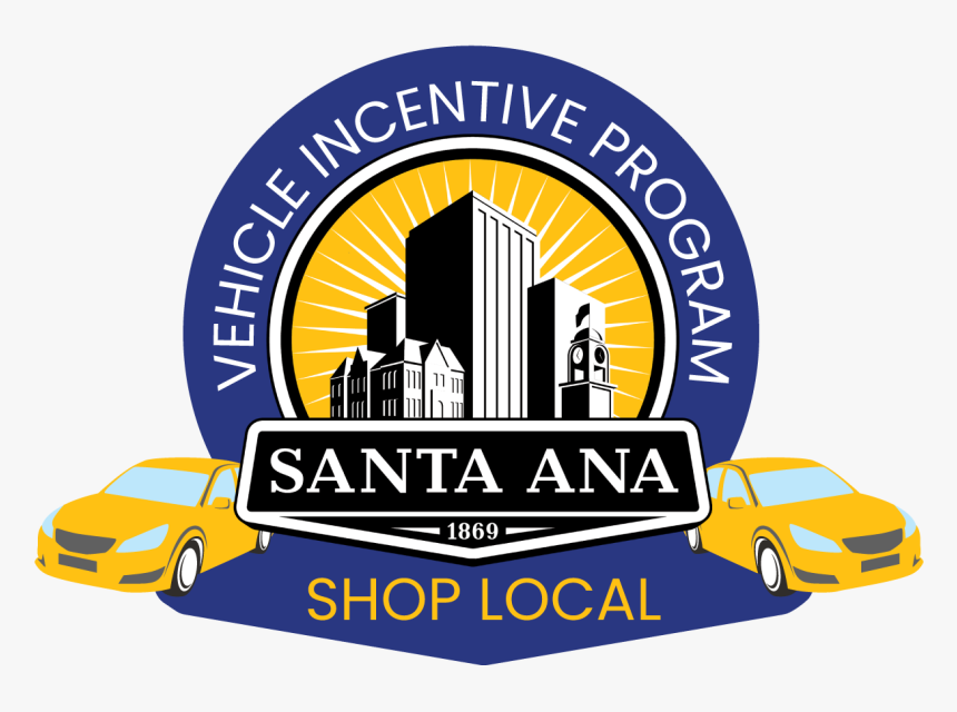 Cars Buildings Sun Rays Santa Ana Logo Vip - Downtown Orange County ...