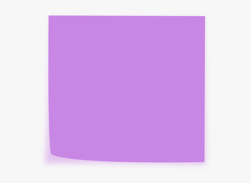 Transparent Blank Post It Note Png - Violet Square Clip Art, Png ...