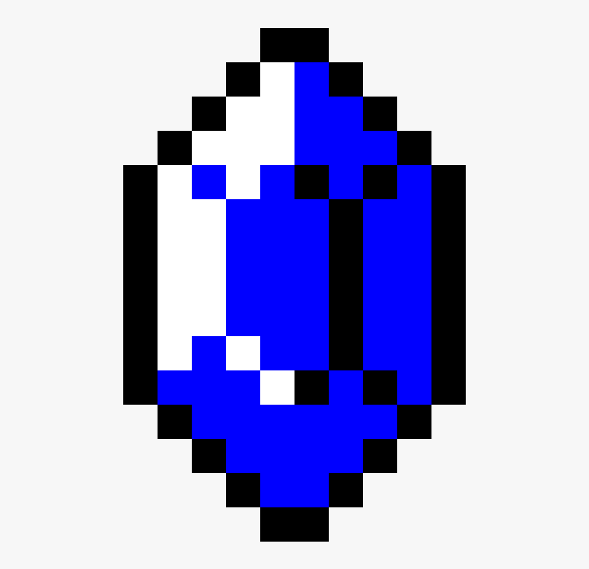 Zelda Rupee Pixel Art , Png Download - Rupees Zelda Pixel Art ...