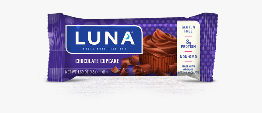 Chocolate Cupcake Packaging - Luna Bars Blueberry, HD Png Download ...