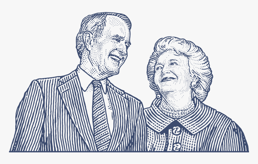 Transparent George W Bush Png - Barbara Bush At George Bush Foundation ...