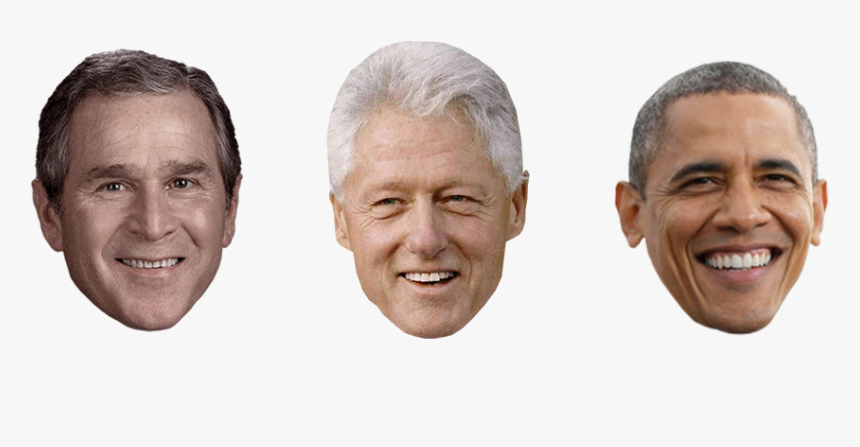 George W Bush - Real Face Transparent Background Obama, HD Png Download ...