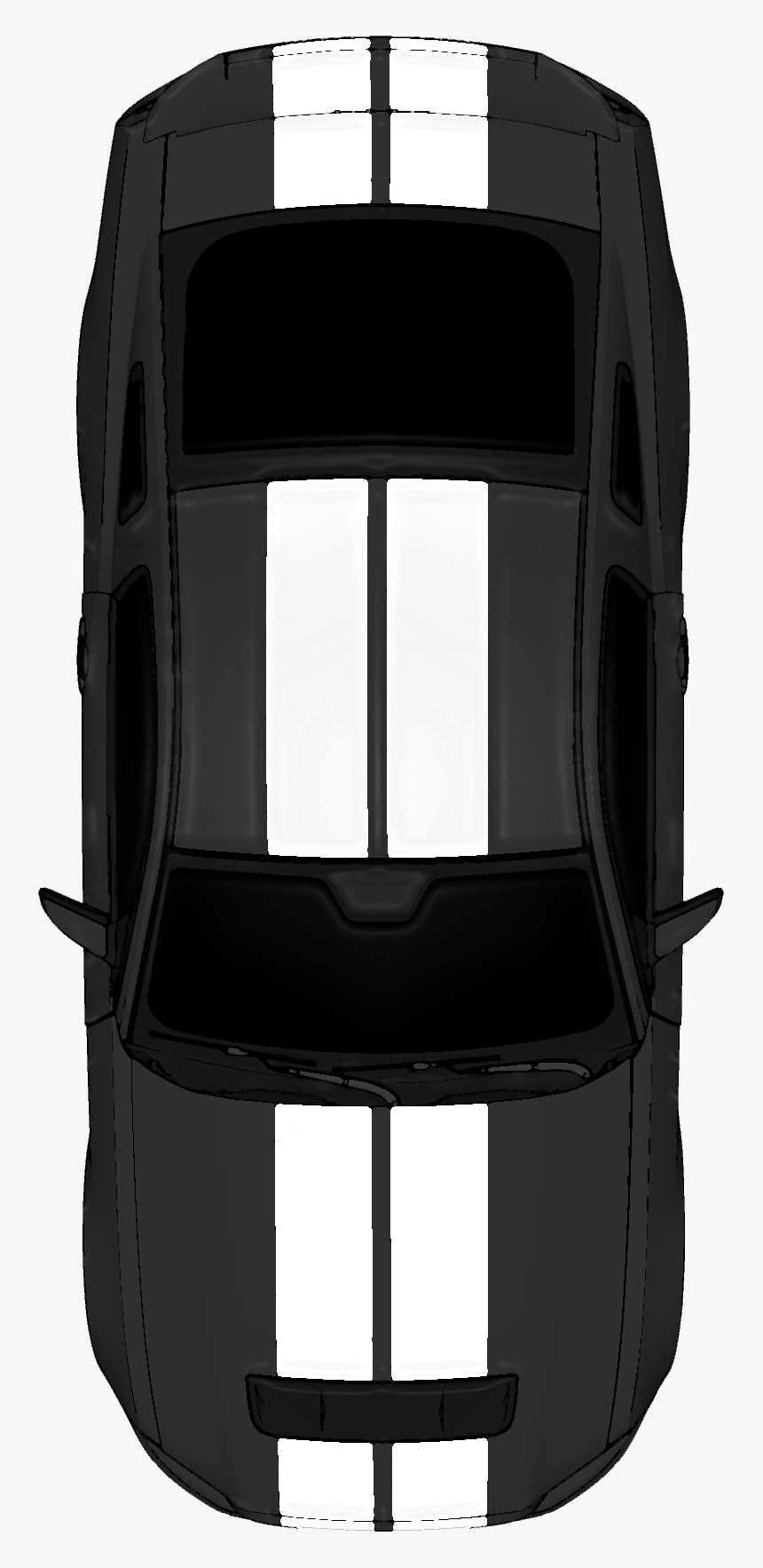 Ford Mustang Top View, HD Png Download , Transparent Png Image - PNGitem
