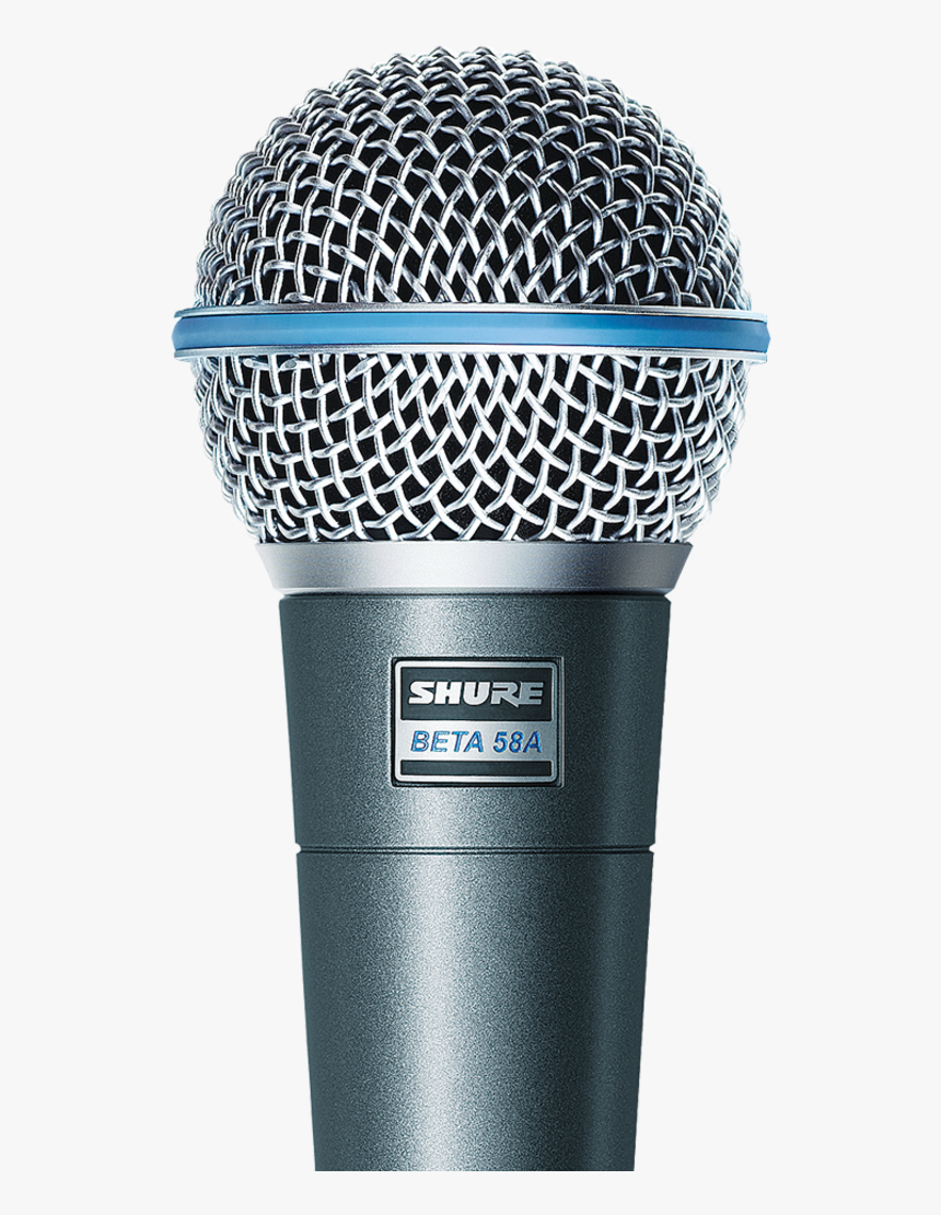 Microfono Shure Beta 58a, HD Png Download , Transparent Png Image - PNGitem